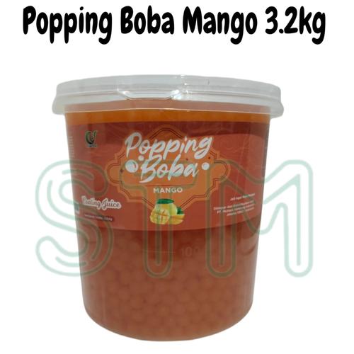 Promo popping boba mango impor/Popping Boba Rasa Manga - Boba Mango 1kg ...