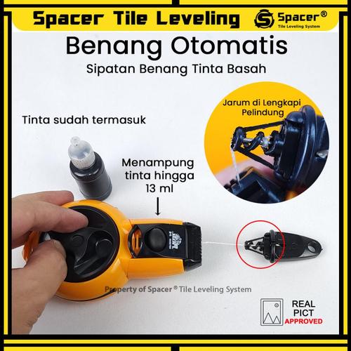 Jual Sipatan Benang Tinta Basah Gulung Otomatis 7,5 meter - Jakarta ...