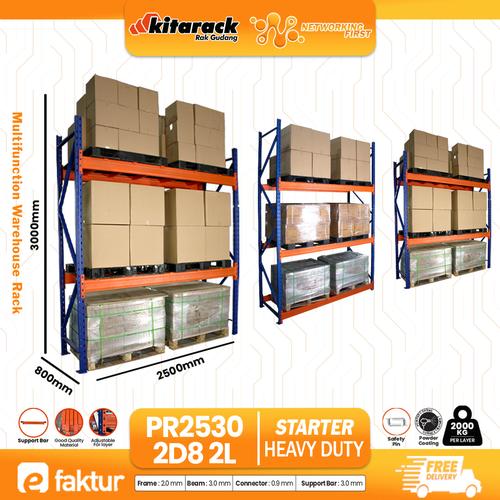 Jual KITARACK - Rak Palet Besi 2 TON/Layer Heavy Duty - Panjang 2.5M ...