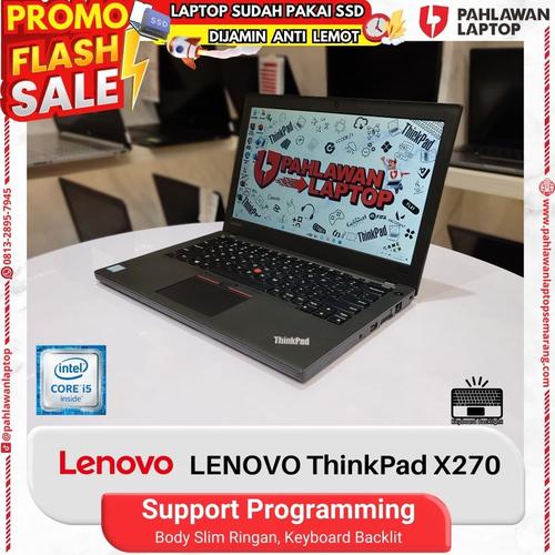 Jual LAPTOP LENOVO ThinkPad X270 RAM 8 GB SSD 256 GB BLACK - Kota Semarang ...