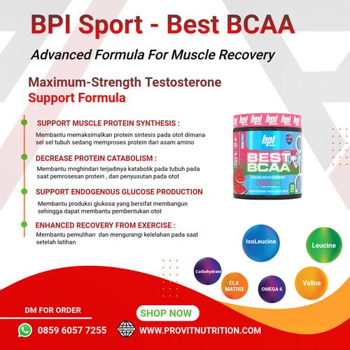 Jual BPI SPORTS - Best BCAA 30 60 serving Powder Recovery Muscle Amino ...