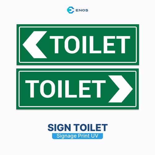 Jual Rambu / Sign Tanda Toilet WC Akrilik 2mm Print UV Anti Air 30x10 ...