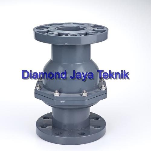 Jual Klep Tabok Flange PVC 6" Inch /Swing Check PVC JIS10K Flange Flap ...