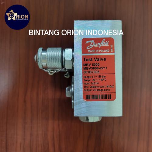 Jual MBV DANFOSS , TEST VALVE DANFOSS MBV 5000-2211 061B 7005 (180 BAR ...