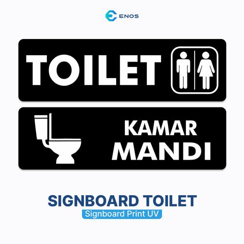 Jual PAPAN TANDA WC / TOILET CAFE SIGN / PAPAN PENUNJUK AKRILIK - #008 ...