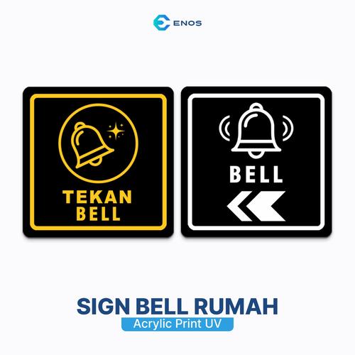 Jual PAPAN BEL / BELL SIGN AKRILIK / ACRYLIC SIGN PENUNJUK BEL RUMAH ...