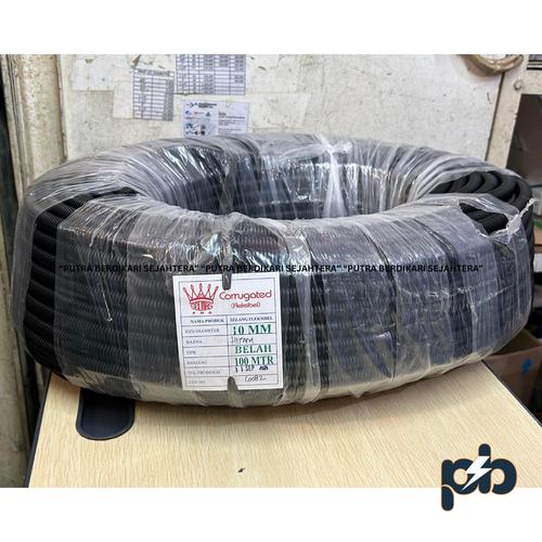 Jual Flexible Conduit PVC Belah 10mm Hitam / Flexible PVC Belah 10 mm ...