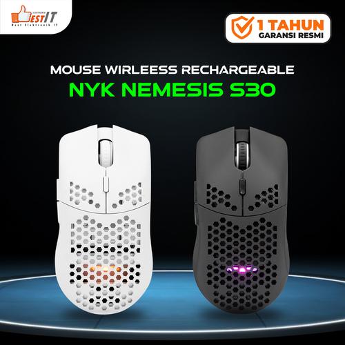 Promo Mouse Gaming Wireless Rechargeable Battery NYK Nemesis S - 30 ...