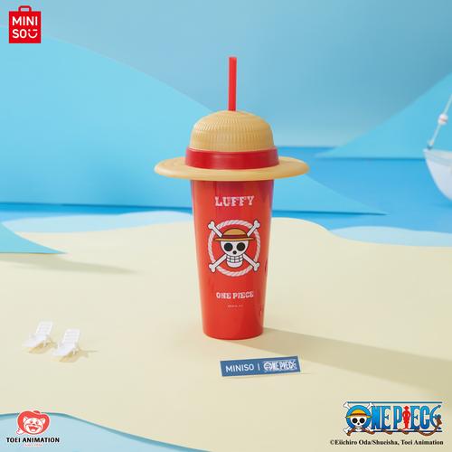 Jual Miniso X One Piece Classic Collection Hat Plastic Tumbler with ...