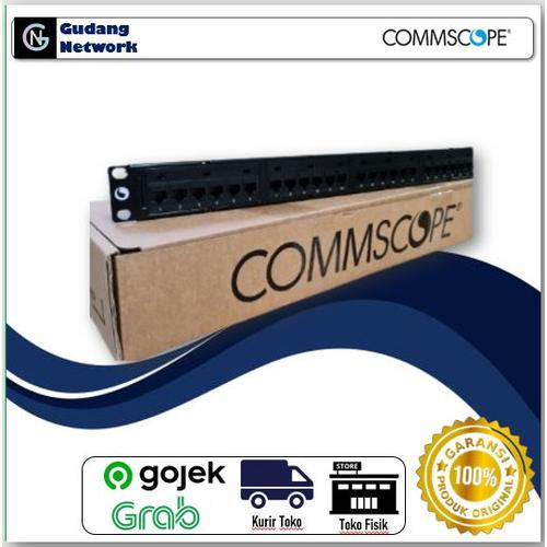 Jual Patch panel 24 port cat.6 barrel AMP COMMSCOPE - Jakarta Pusat ...