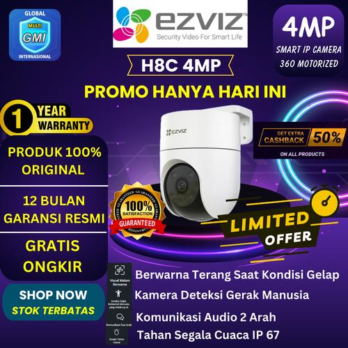 Jual EZVIZ H8C 4MP 2K SMART IP CAMERA WIFI EZVIZ H8C H8C 4G SIM CARD 4G ...