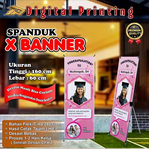 Jual CETAK SPANDUK BANNER BALIHO X BANNER WISUDA FREE DESAIN CUSTOM - Kab. Bandung - PRINT TOP ...