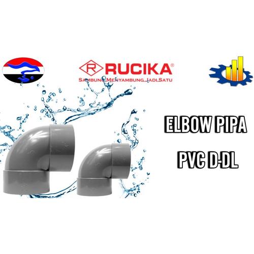 Jual ELBOW PIPA PVC Merk RUCIKA Jenis D-DL - 1 1/2inch - Kab. Badung ...
