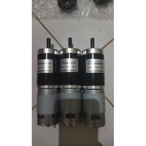 Jual High Torque Motor PG45 CM45 24V DC 30W Hitam tanpa Encoder ...