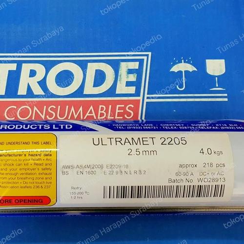 Jual KAWAT LAS STAINLISS STEEL METRODE DUPLEX ULTRAMET 2205 EX.ENGLAND ...