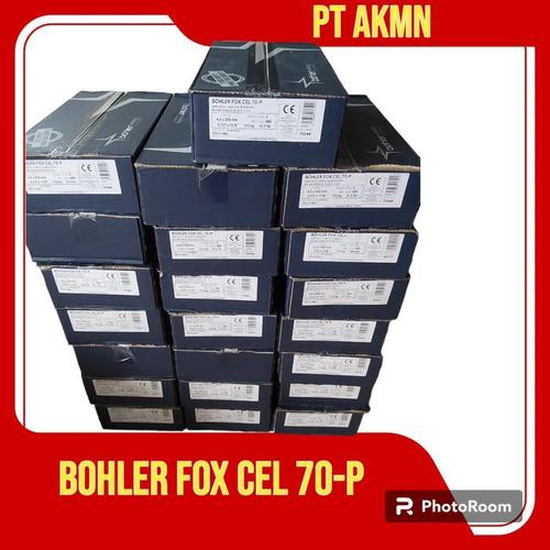 Jual KAWAT LAS STICK BOHLER FOX CEL 70P | AWS E7010-P1 | PACK 1 KALENG ...