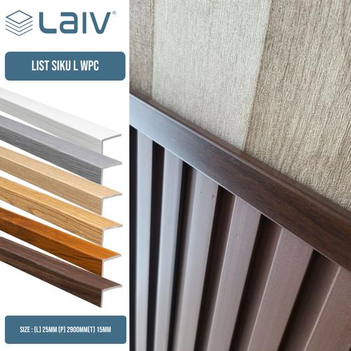 Promo LAIV List Siku L WPC Step Nosing Lantai Tangga Vinyl SPC Lis ...