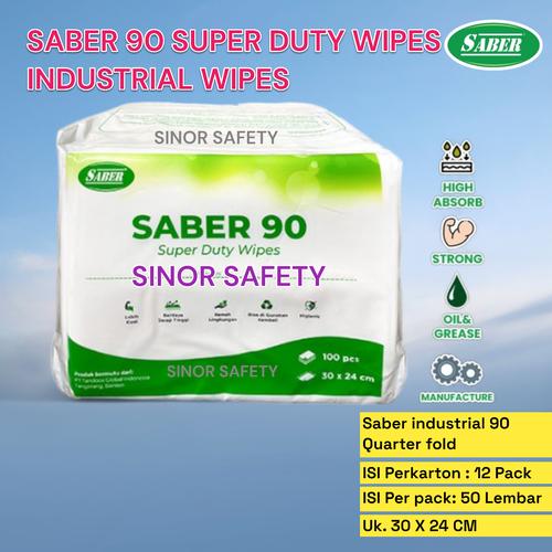 Jual ECERAN SABER 90 - Super Duty Industrial Wipes Majun Tissue ...