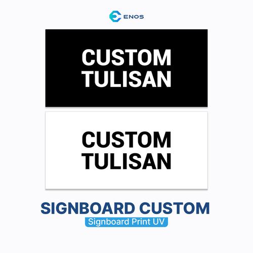 Jual Custom Sign Board / Custom Sign Nama Ruangan / Signage Tulisan ...