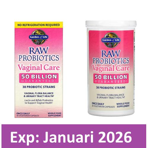 Jual Garden Of Life Raw Probiotics Probiotic Vaginal Care 30 Cap ...