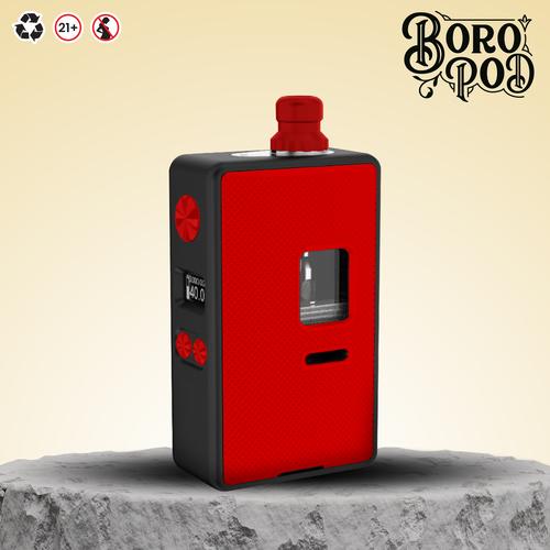 Jual Zuluu Boro Pod Kit - Black Red Edition 40W 1100mAh - Boro AIO Kit ...