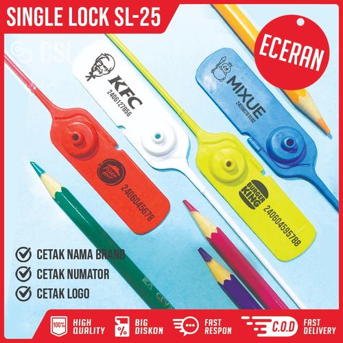 Jual [ ECERAN ] CSI Segel Locis Mini Single Lock Security Seal Segel ...