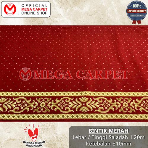 Promo Karpet Masjid / Karpet Mushola / Karpet Sajadah - Harga Per-Meter [AL - Bintik Merah ...