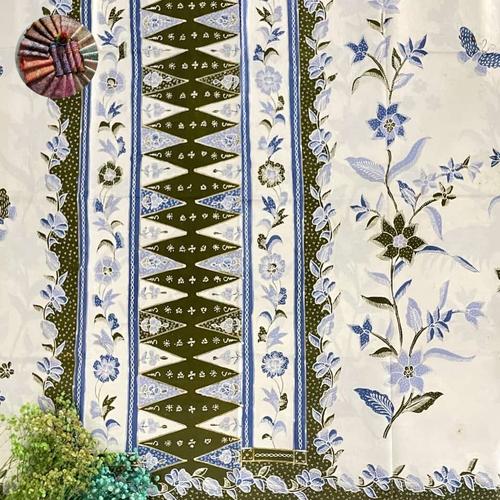 Jual Kain Batik Sarung Full Tulis Warna Dasar Putih Encim 3 kelir Khas ...