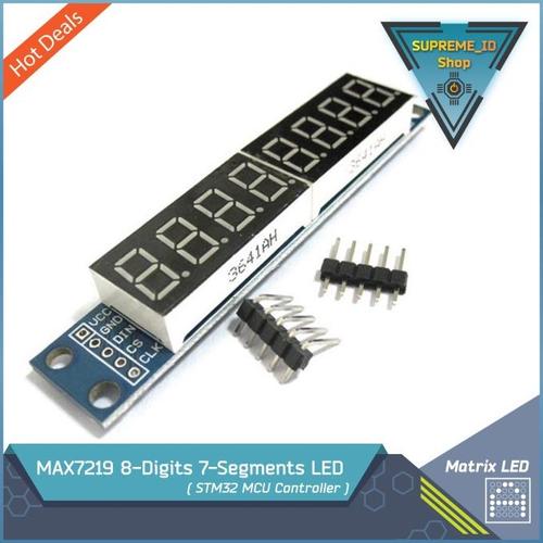 Jual NEW MAX7219 8-Digit 7-Segment LED Tube Display + STM32 MCU ...