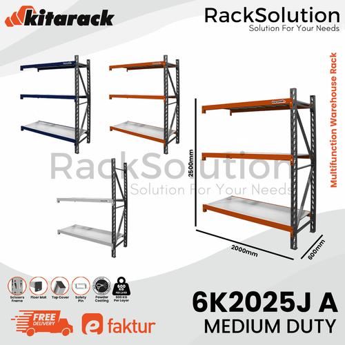 Jual Rak Gudang Besi 600kg / Layer Medium Duty Jointer Rack 2.5 Meter ...