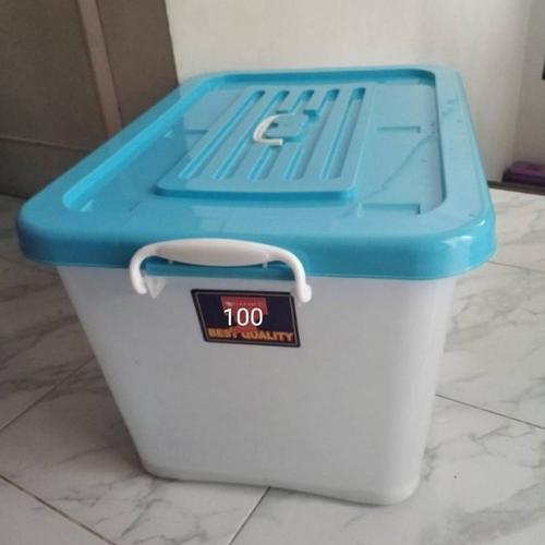 Jual CONTAINER BOX UKURAN 100 LITER MERK GAJAH / GAJAH BOX CONTAINER ...