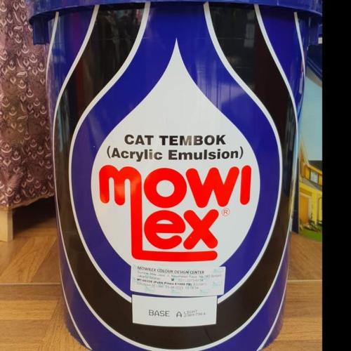 Jual CAT TEMBOK INTERIOR MOWILEX EMULSION VIP E1000 PUTIH PRIMA 20 L ...