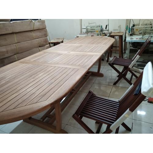 Jual meja makan kayu jati ukuran besar untuk cafe dan restaurant ...