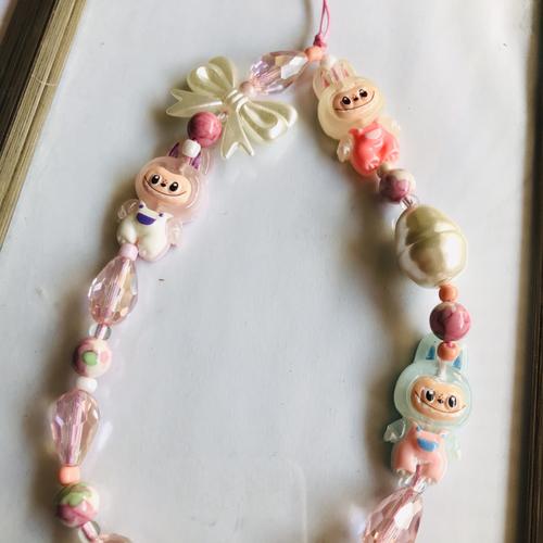 Jual PHONE STRAP LABUBU TALI GANTUNGAN HP KRISTAL - LABUBU - Jakarta ...