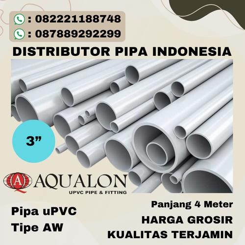 Jual Pipa Aqualon uPVC 3" Type AW - Jakarta Utara - Pusat Pipa dan Baja ...
