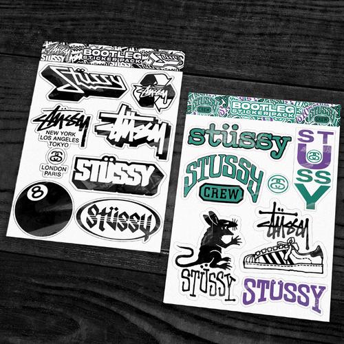 Jual STUSSY Sticker Pack Brand : STUSSY / STREETWEAR (BOOTLEG) - PACK 1 ...