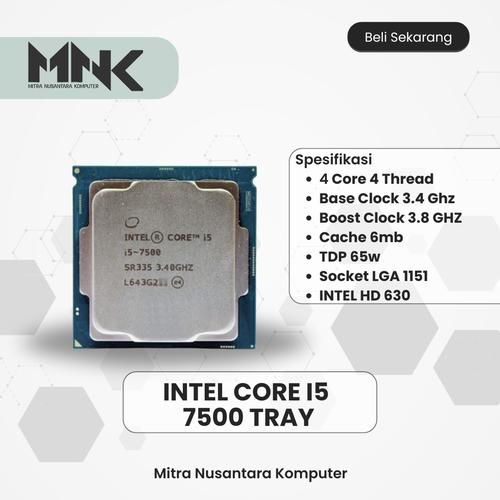 Jual Intel Core i5-7500 3.4Ghz - Cache 6MB [Tray] Socket LGA 1151 ...
