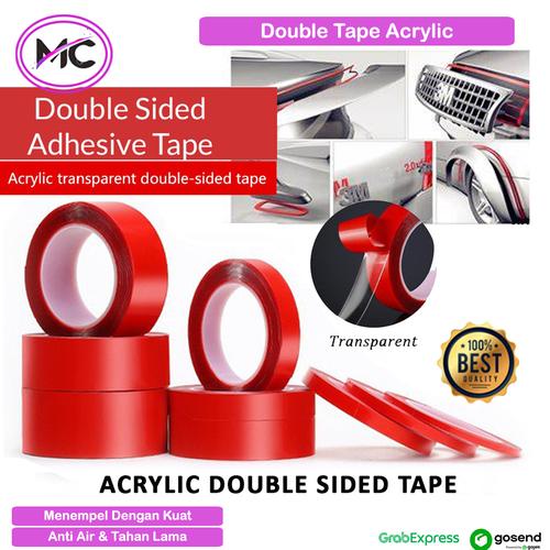 Jual Double Tape Acrylic Transparan Double Tape Nano Bening Super Kuat ...