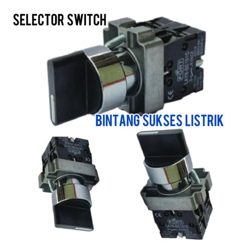 Promo ORIGINAL Selector switch 2 Position 3 position stay put Selektor ...