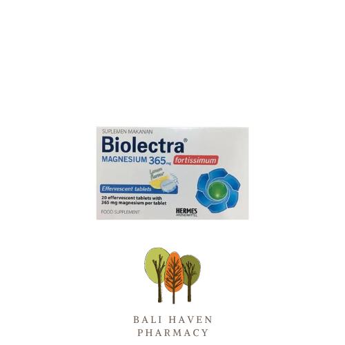 Jual BIOLECTRA Magnesium 365mg Fortissimum Supplement Suplemen Lemon ...