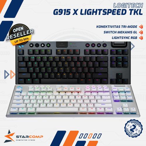 Promo Logitech Keyboard Gaming G915 X Lightspeed TKL - Putih Cicil 0% ...
