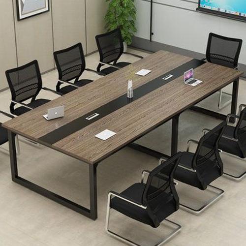 Promo meja meeting 300×120 cm-meja rapat 6 orang meja kantor premium ...
