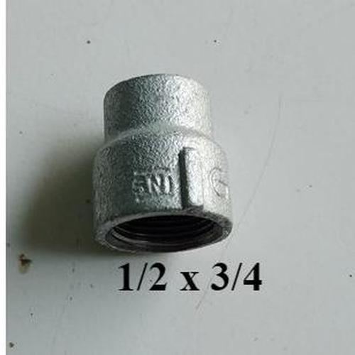 Jual Shock Double Drat Dalam 1/2 X 3/4 Sni Bahan Besi Galvanis ...