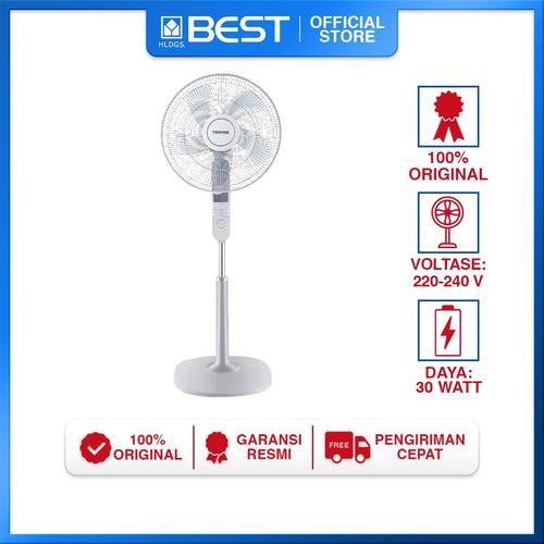 Promo Kipas Angin Berdiri TOSHIBA F-DSA70ID (W) Standing Fan Ukuran 16 ...