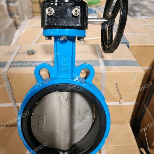 Jual Butterfly Valve Cast Iron Gear 18"(inch ) SEAT EPDM DISC SS304 ...