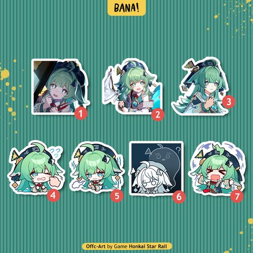 Jual Stiker HUOHUO Honkai Star Rail Bijian Vinyl Waterproof | BANA - 3 ...