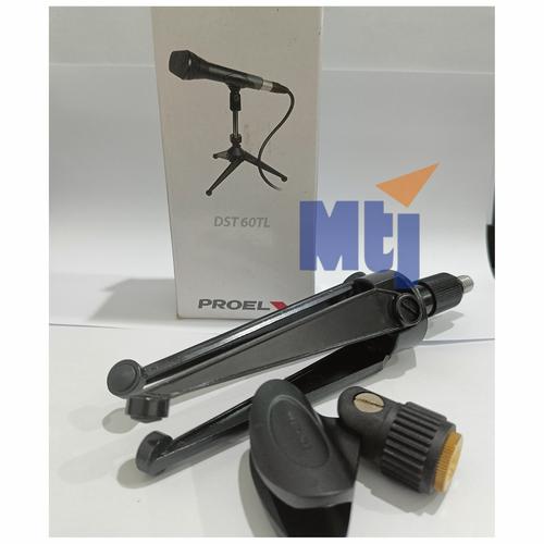Jual PROEL Microphone stand DST60TL adjustable,folding table top ...