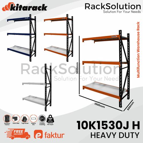 Jual Rak Gudang Besi 1 Ton / Layer Heavy Duty Jointer Rack 3 Meter ...