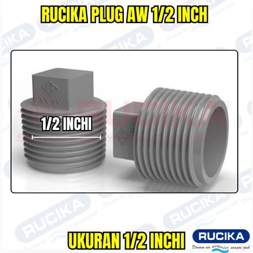 Jual Piting Plug Sambungan Saluran Pipa Drat Ulir PVC Paralon Ukuran 1/ ...