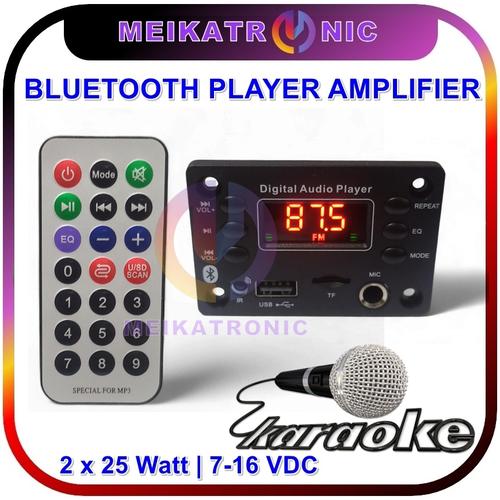 Promo Bluetooth Karaoke Amplifier Modul 2 x 25W | MP3 Module Player 50W ...